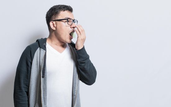 Handsome Man Bad Breath Halitosis Problem Editorial Stock Photo - Stock ...
