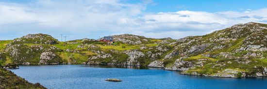 Comraich Holiday Cottage Maiden Loch Assynt Editorial Stock Photo ...
