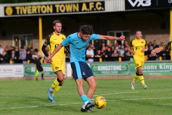 Joe Wragg Exeter City Shoots During Editorial Stock Photo - Stock Image ...