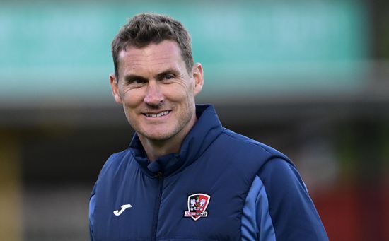 Matt Taylor Manager Exeter City During Editorial Stock Photo - Stock ...