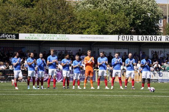 Portsmouth Line During Preseason Friendly Match Editorial Stock Photo ...