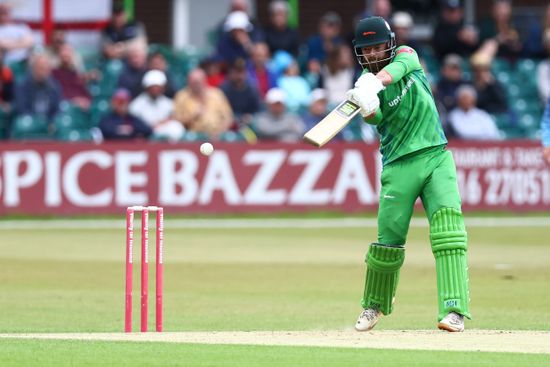 Aaron Lilley Hits Cover Drive During Editorial Stock Photo - Stock ...
