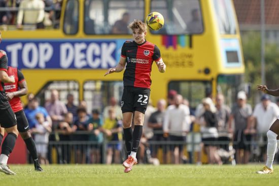 Portsmouth Liam Vincent During Preseason Friendly Editorial Stock Photo ...