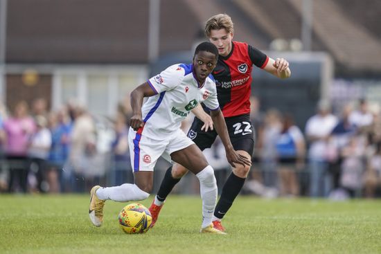 Portsmouth Liam Vincent During Preseason Friendly Editorial Stock Photo ...