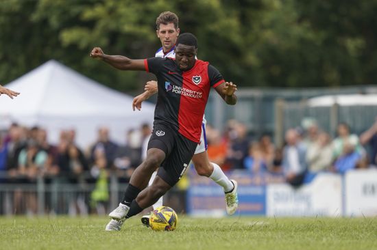 Portsmouth Forward Christian Saydee During Preseason Editorial Stock ...