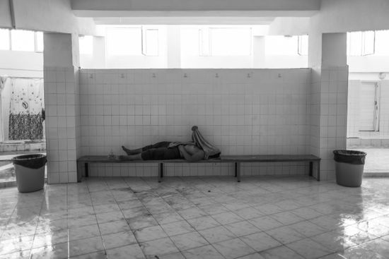 Turkish Wrestlers Pehlivan Rests After Taking Editorial Stock Photo ...