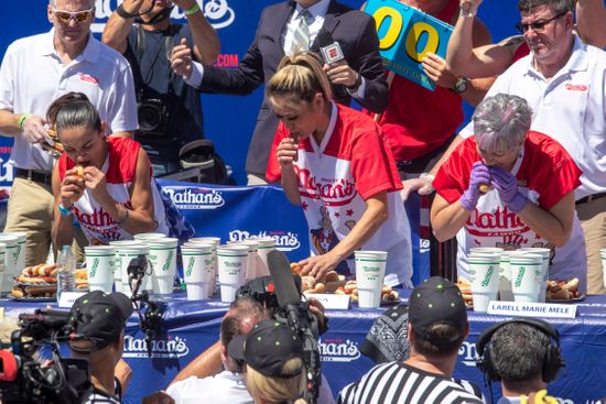 Lr Top Female Competitive Eaters Michelle Editorial Stock Photo - Stock ...