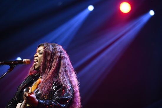 English Singer Songwriter Yola Performs On Editorial Stock Photo ...