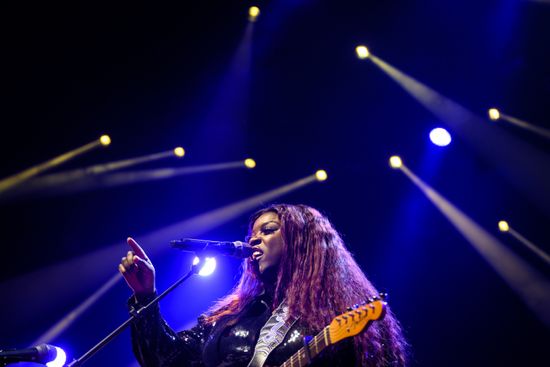 English Singer Songwriter Yola Performs On Editorial Stock Photo ...