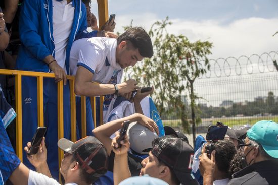 Guatemalan U20 Soccer Team Sign Autographs Editorial Stock Photo ...