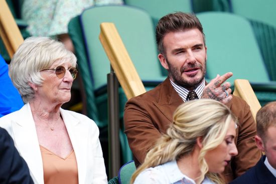 David Beckham Mother Sandra Beckham Royal Editorial Stock Photo - Stock ...