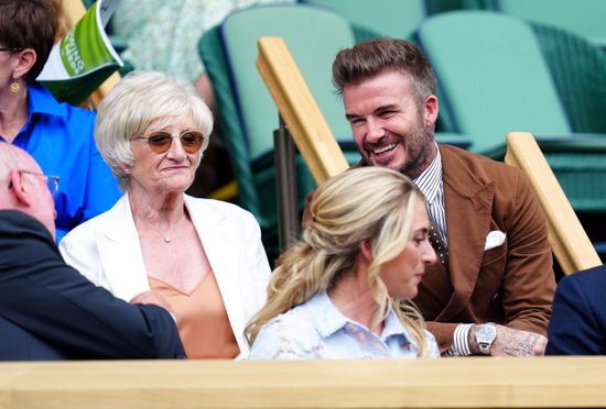 David Beckham Mother Sandra Beckham Royal Editorial Stock Photo - Stock ...