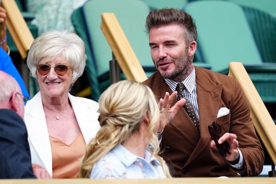 David Beckham Mother Sandra Beckham Royal Editorial Stock Photo - Stock ...