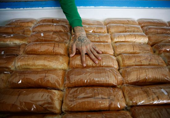 Inmate Arranges Loaves Bread Part Drugs Editorial Stock Photo - Stock ...
