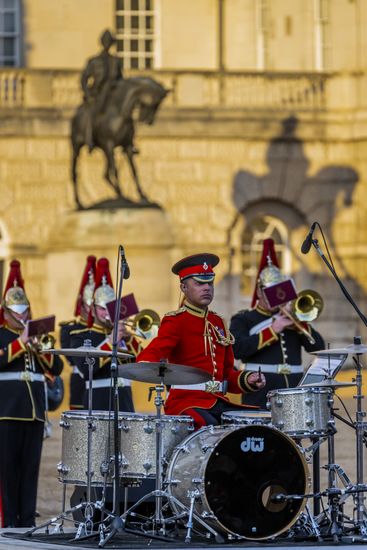 Lance Corporal Chris Diggle On Drums Editorial Stock Photo - Stock Image | Shutterstock