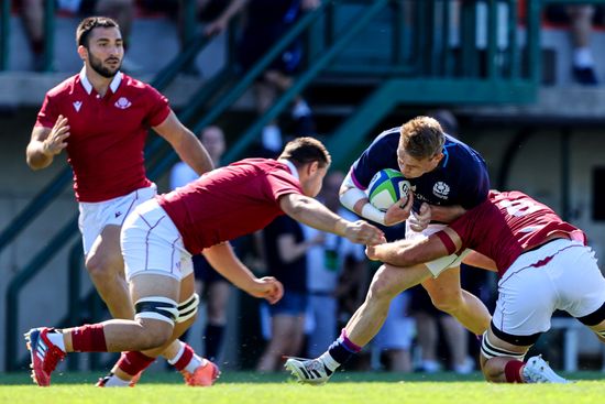 Scotland Vs Georgia Scotlands Andrew Stirrat Editorial Stock Photo ...