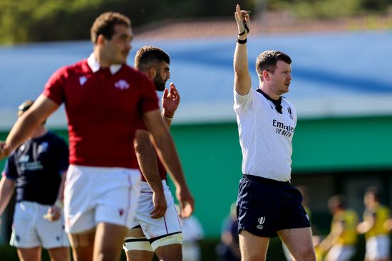 Scotland Vs Georgia Referee Eoghan Cross Editorial Stock Photo - Stock ...