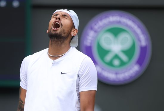 Nick Kyrgios Aus Screams During His Editorial Stock Photo - Stock Image ...