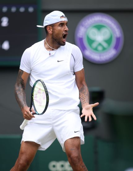 Nick Kyrgios Aus Screams During His Editorial Stock Photo - Stock Image ...