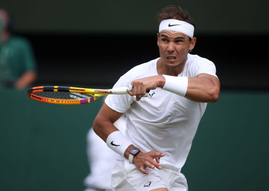 Rafael Nadal Esp Action During His Editorial Stock Photo - Stock Image ...
