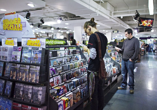 Customers Inside Hmv Store On Oxford Editorial Stock Photo - Stock ...