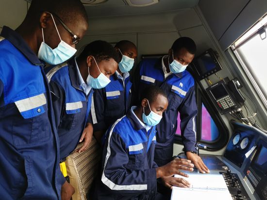 Members Cohort Independent Kenyan Locomotive Drivers Editorial Stock ...
