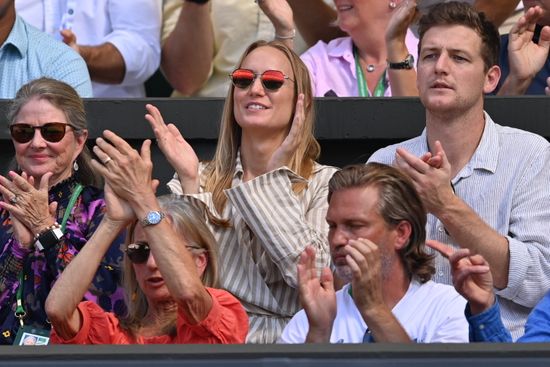 Louise Jacobi Watches Her Boyfriend Cameron Editorial Stock Photo ...