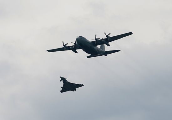 Spielberg Austria 07072022 Ein Eurofighter Jet Editorial Stock Photo ...