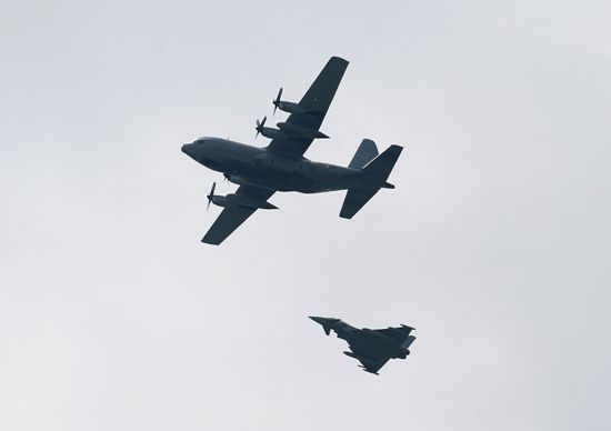 Spielberg Austria 07072022 Ein Eurofighter Jet Editorial Stock Photo ...