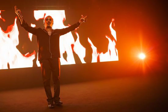 French Rapper Laylow Performs During 56th Editorial Stock Photo - Stock ...
