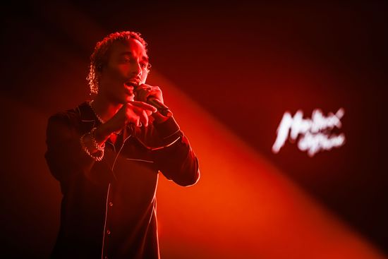 French Rapper Laylow Performs During 56th Editorial Stock Photo - Stock ...