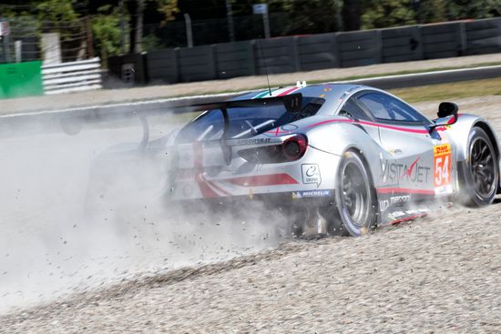 Off Track Car 54 Af Corse Editorial Stock Photo - Stock Image ...