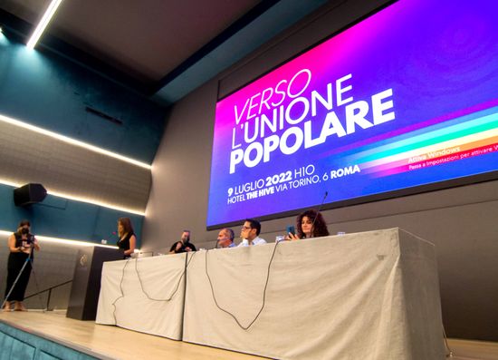 National Public Assembly Rome Response Appeal Editorial Stock Photo ...