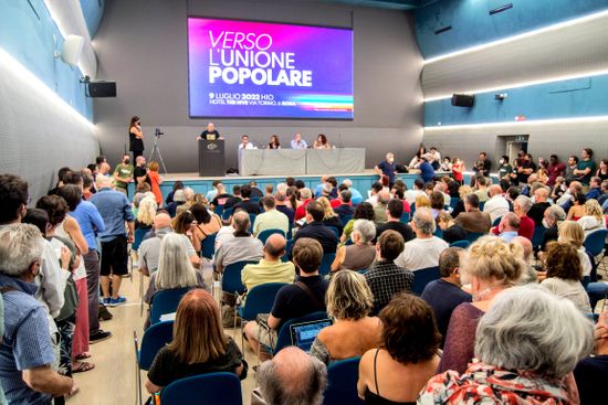 National Public Assembly Rome Response Appeal Editorial Stock Photo ...