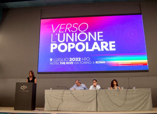 National Public Assembly Rome Response Appeal Editorial Stock Photo ...