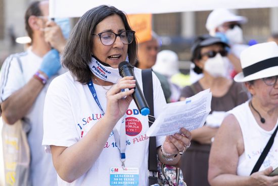 Demonstration Pro Public Healthcare Against Health Editorial Stock ...