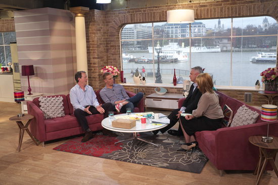 Kevin Whately Laurence Fox Presenters Eamonn Editorial Stock Photo ...