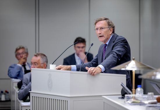 Joris Backer D66 Senate During Twoday Editorial Stock Photo - Stock ...