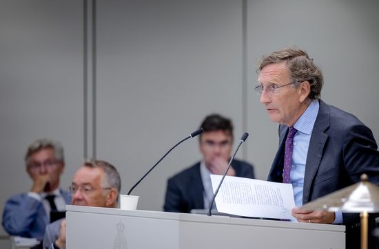 Joris Backer D66 Senate During Twoday Editorial Stock Photo - Stock ...