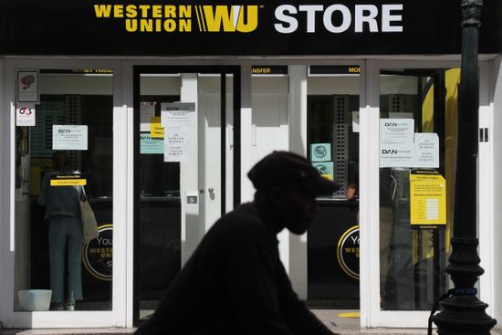 Store Western Union Seen Brussels Belgium Editorial Stock Photo - Stock ...