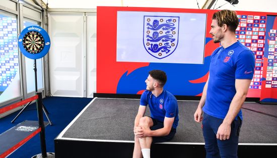Jack Grealish Has Game Darts Declan Editorial Stock Photo - Stock Image ...