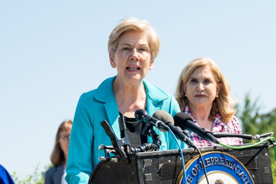 Us Senator Elizabeth Warren Dma Speaking Editorial Stock Photo - Stock ...