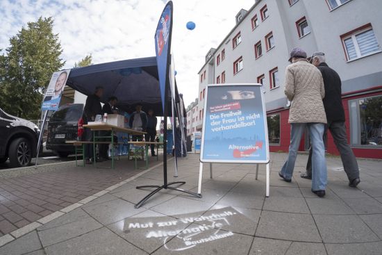 Election Campaign Stand Farright Party Alternative Editorial Stock ...
