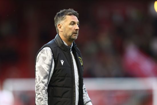 Dumbarton Manager Stevie Farrell During Premier Editorial Stock Photo ...