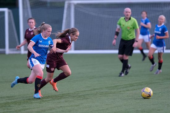 Kirsty Maclean Rangers Katie Rood Hearts Editorial Stock Photo - Stock ...