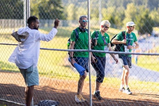Thomas Barr His Coaches Hayley Drew Editorial Stock Photo - Stock Image ...