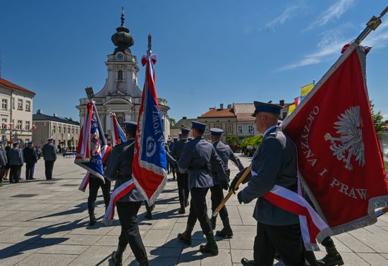 Color Guards Provincial Police Marches Front Editorial Stock Photo ...