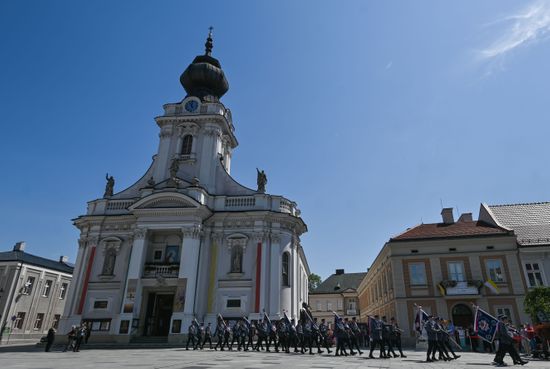 Provincial Police Colour Guards Front Basilica Editorial Stock Photo ...