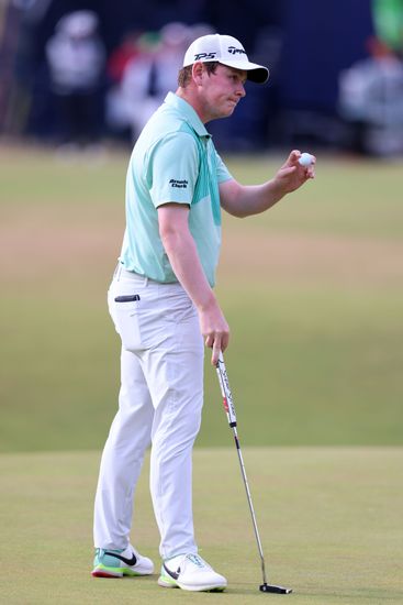 Scottish Golfer Robert Mcintyre During Second Editorial Stock Photo ...