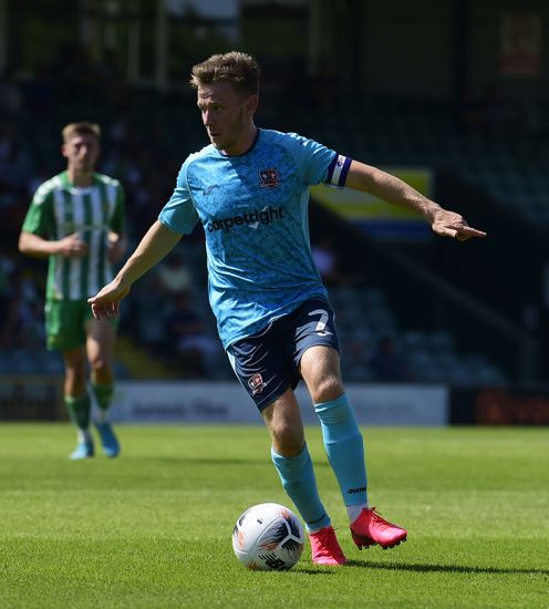 Matt Jay Exeter City During Pre Editorial Stock Photo - Stock Image ...